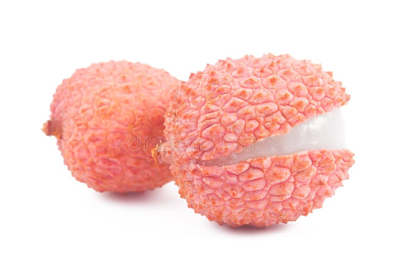 Ripe Litchi stock photo. Image of chinese, objects, isolated - 17896208
