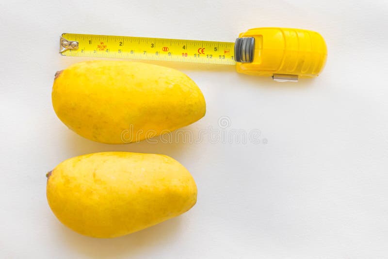Fruit On A Scale With A White Background Stock Photo - Image of diet ...