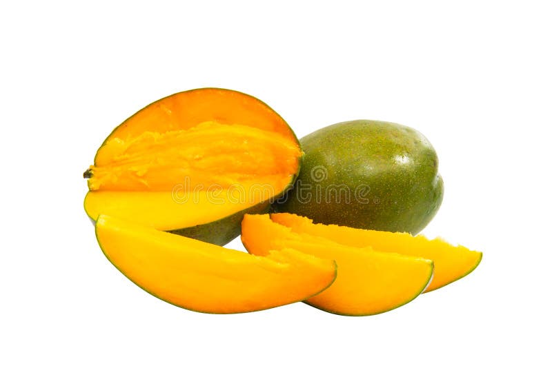 Ripe mango isolated stock image. Image of organic, closeup - 352670541