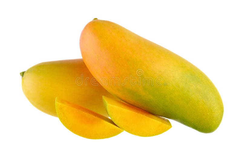 Ripe mango isolated stock photo. Image of gourmet, juicy - 73210658