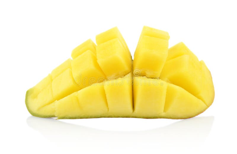 Mango with section. stock photo. Image of gourmet, leaf - 15466474