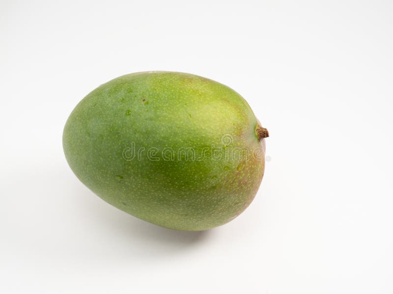 Ripe Mango on a White Background. Fresh Mango Stock Image - Image of ...