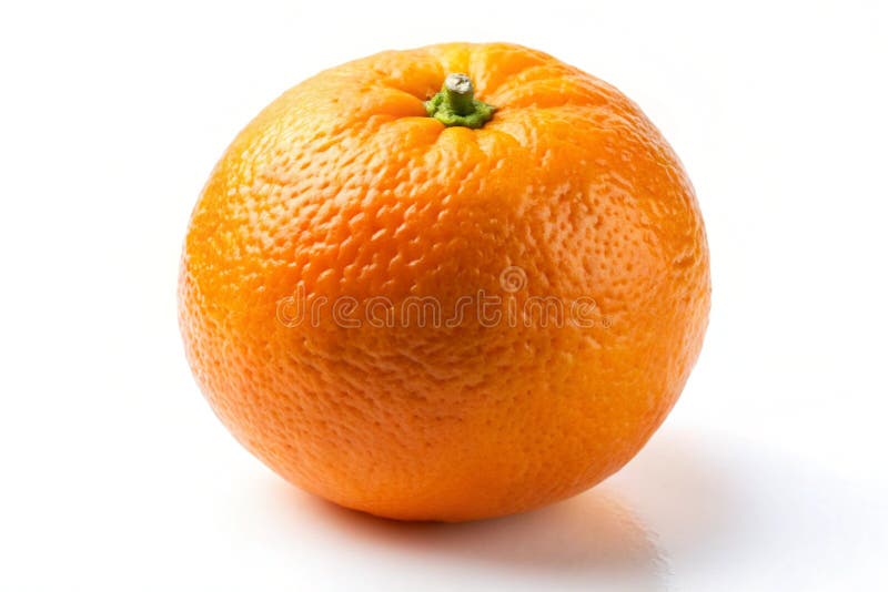 Ripe Orange Fruit Isolated on White Citrus Photography Stock ...