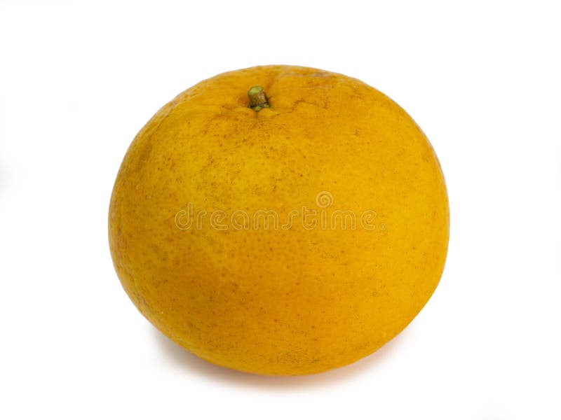 Ripe Yellow Banana Isolated on White Background Stock Photo - Image of ...