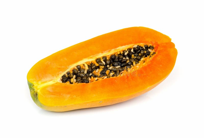 Ripe papaya. stock image. Image of harvest, exotic, fruit - 54509501