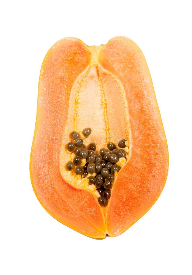 Ripe papaya stock image. Image of fragrant, juicy, black - 46749333