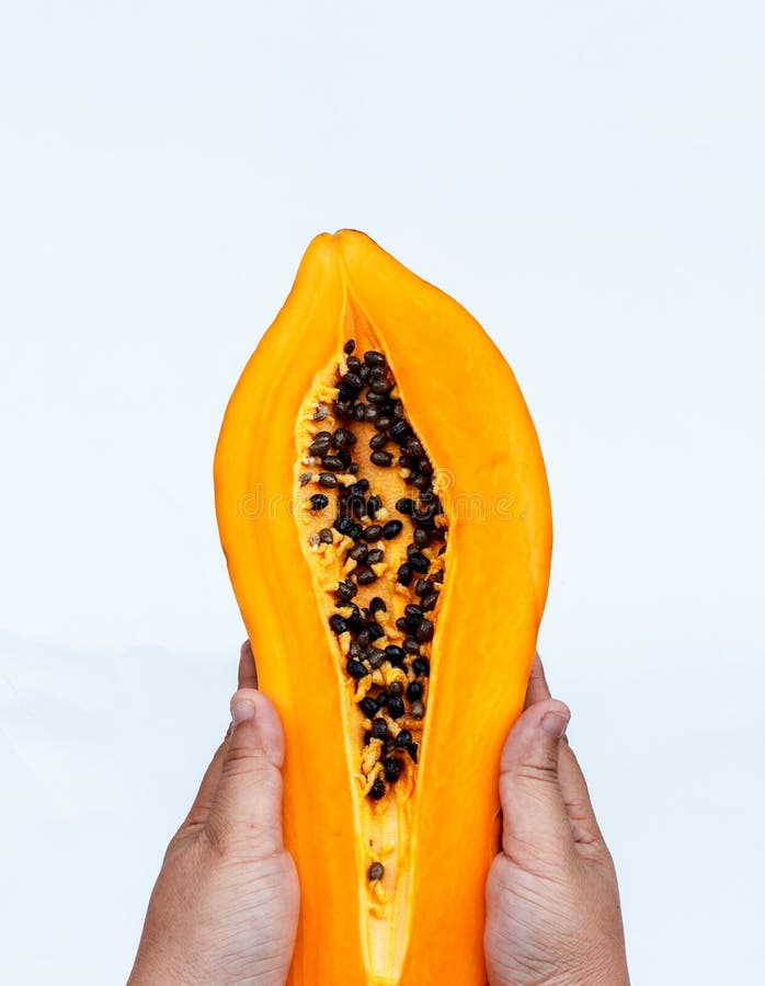 Ripe papaya stock photo. Image of vegetable, agriculture - 80804606