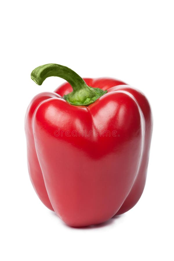 Ripe paprika isolated stock image. Image of tasty, paprika - 9975043