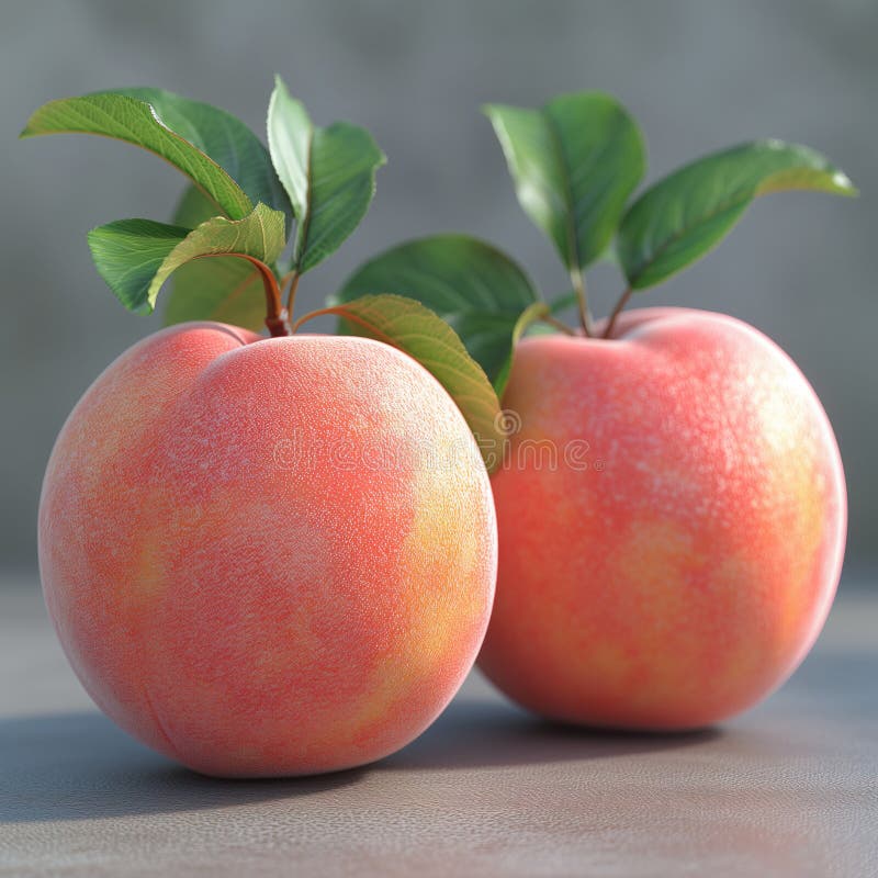 Ripe peaches closeup stock illustration. Illustration of juicy - 305287029