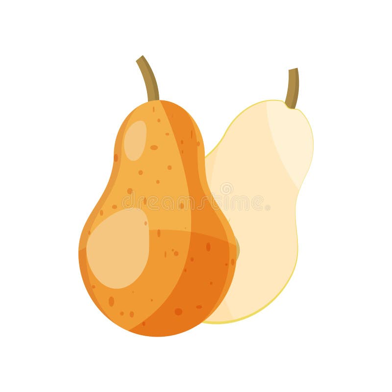 Ripe Pear Icon Cartoon Style Stock Illustrations – 697 Ripe Pear Icon ...