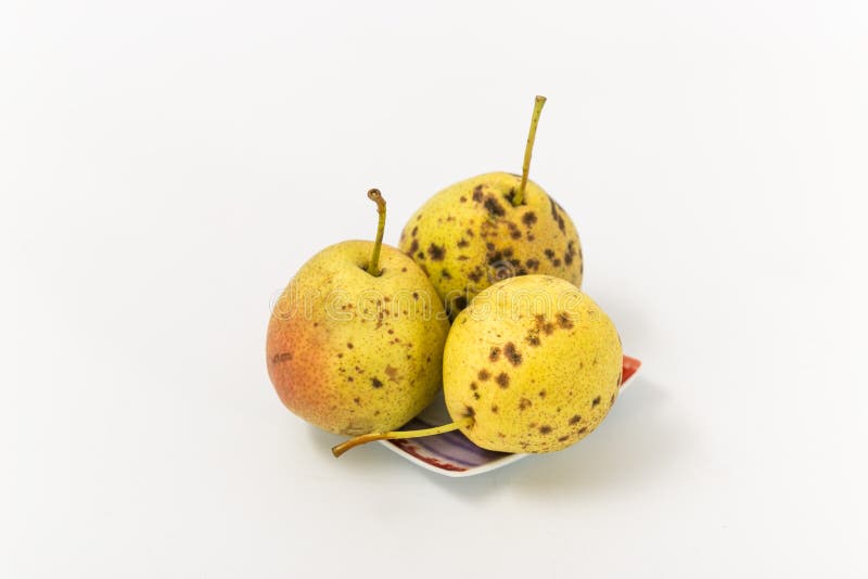 Ripe Pear of Winter Varieties on a White Background. Stock Image ...
