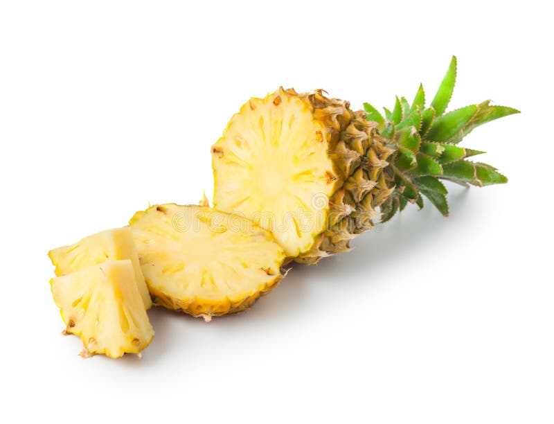 Ripe pineapple stock image. Image of isolated, food - 197448429