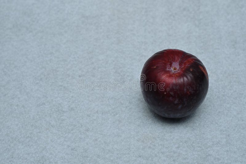 A ripe plum stock photo. Image of healthy, fresh, freshness - 177428090