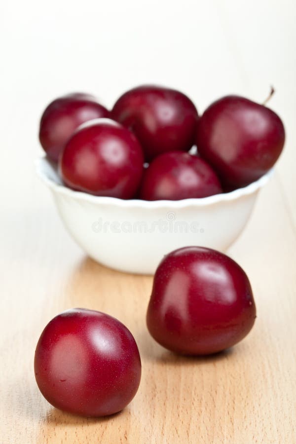 Ripe plums stock image. Image of closeup, life, color - 25853983