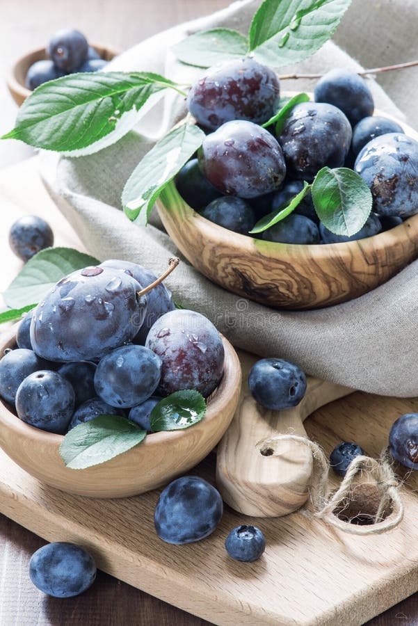 Ripe plums stock image. Image of nature, eating, pureed - 44661215