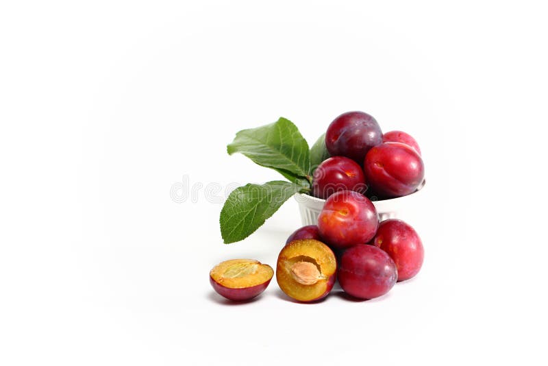 Ripe plums stock image. Image of healthy, stone, harvest - 190055071