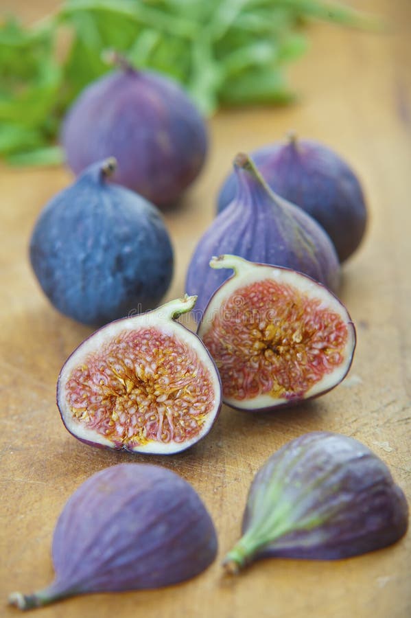 Ripe Purple Figs in the Kitchen Stock Image - Image of portion, ripe ...