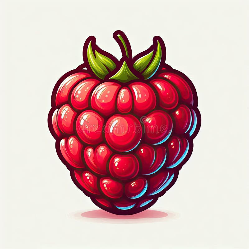Ripe Raspberry Image stock illustration. Illustration of organic ...