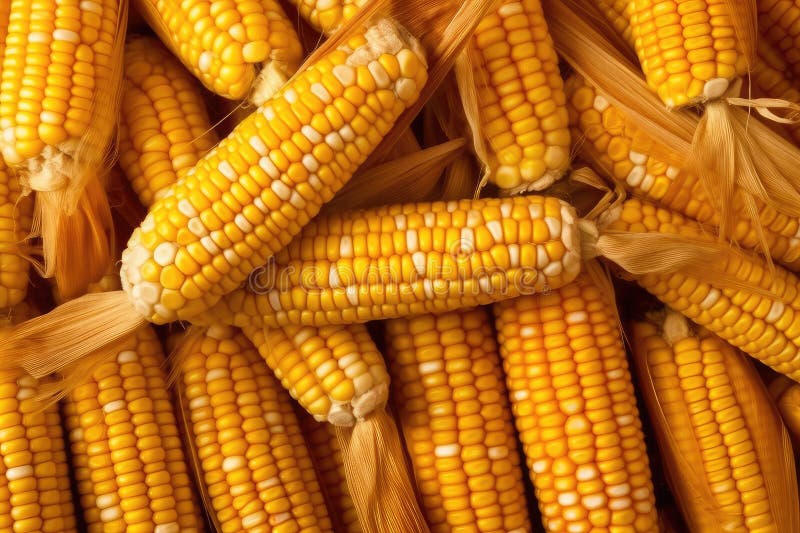 Ripe Raw Corn Ears, Autumn Harvest, AI Generated Stock Illustration ... Ripe Raw Corn Ears, Autumn Harvest, AI Generated Stock Illustration ...