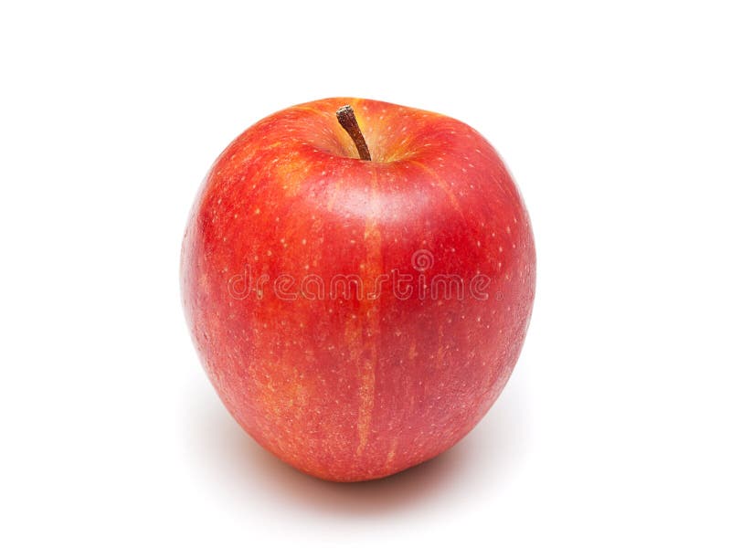Red apple stock image. Image of single, healthy, closeup - 17770223