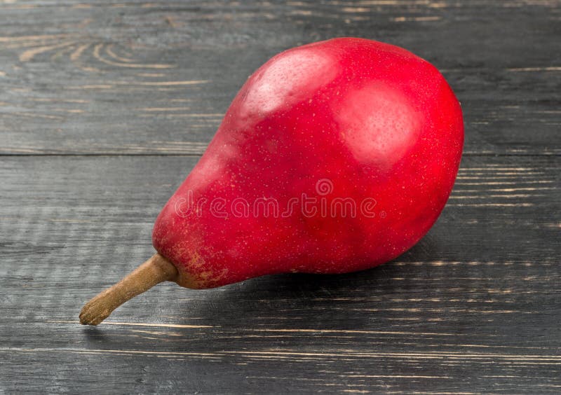 Ripe red pear stock photo. Image of ripe, natural, healthy - 101941260