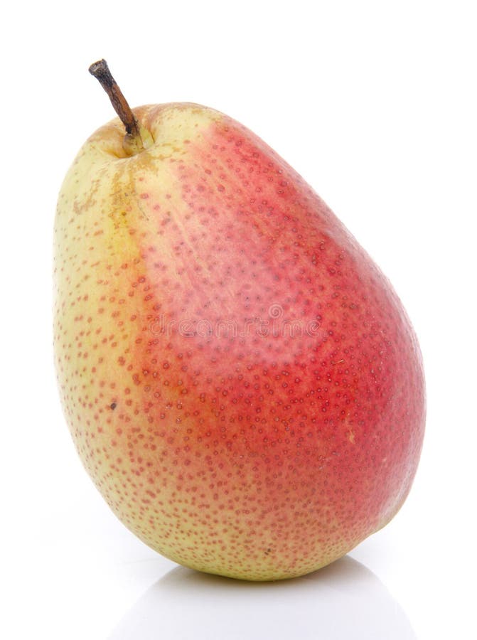 Ripe red yellow pear stock photo. Image of nutrition - 44920912