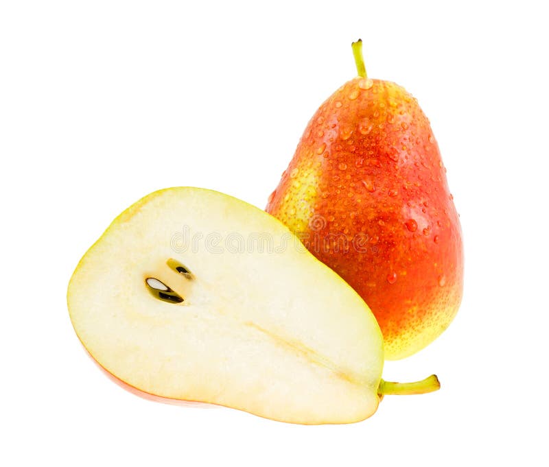 Pear half eaten stock image. Image of ground, holes, eating - 10748557