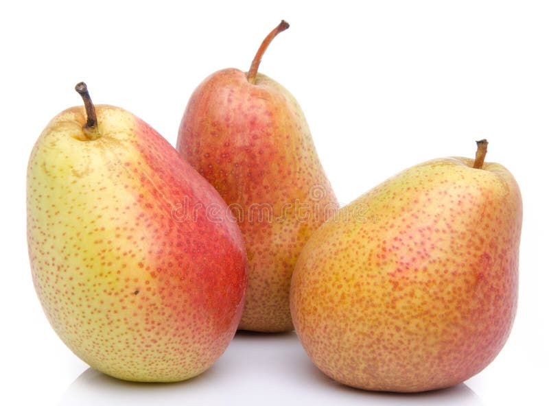 Ripe red yellow pears stock photo. Image of vitamin, vegetarian - 44920980