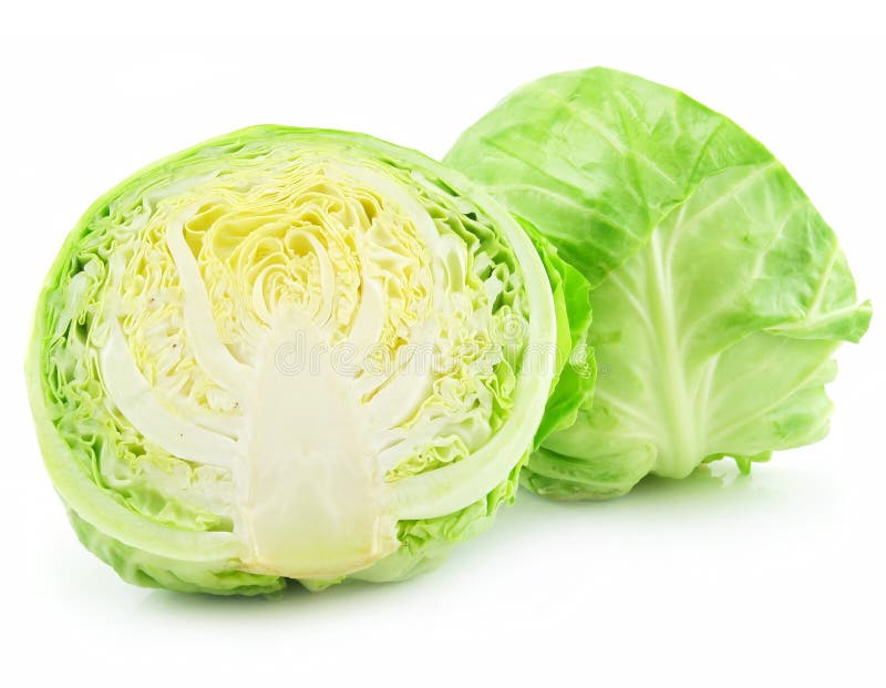 Ripe Sliced Cabbage Isolated on White Stock Photo - Image of color ... Ripe Sliced Cabbage Isolated on White Stock Photo - Image of color ...