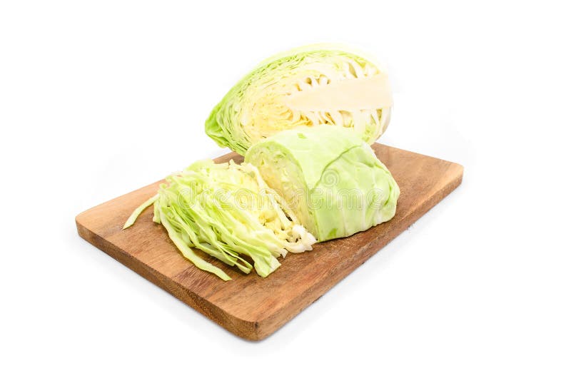 Ripe Sliced Cabbage Isolated On White Stock Photo - Image of eating ... Ripe Sliced Cabbage Isolated On White Stock Photo - Image of eating ...