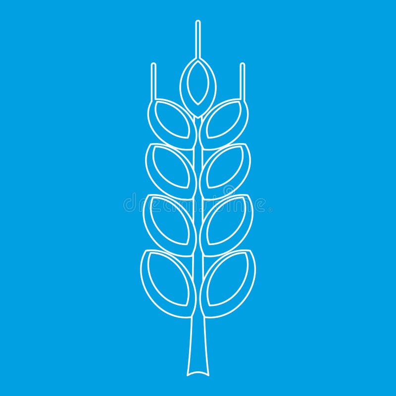 Barley Spike Icon Outline Style Stock Illustrations – 185 Barley Spike ...