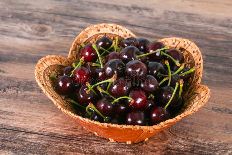 Ripe Sweet Tasty Cherry Berry Stock Photo - Image of vegetarian, fresh ...