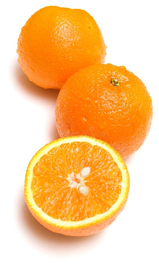 Ripe whole oranges 2 stock image. Image of yellow, temptation - 4865725