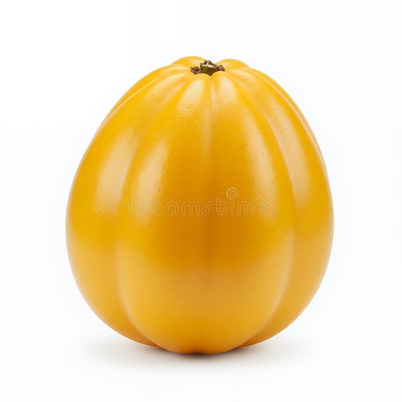 Ripe Yellow Pear-Shaped Fruit Studio Shot Stock Illustration ...