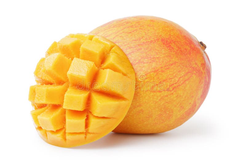 Ripe yellow red mango stock image. Image of juicy, summer - 40510683