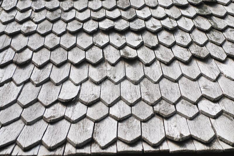 Tabla De Madera En El Tejado De Una Casa Imagen de archivo - Imagen de ...