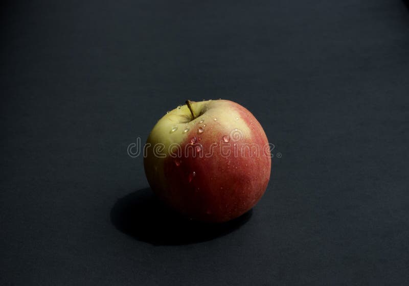 Red ripped apple fruit stock image. Image of beautiful - 122560335