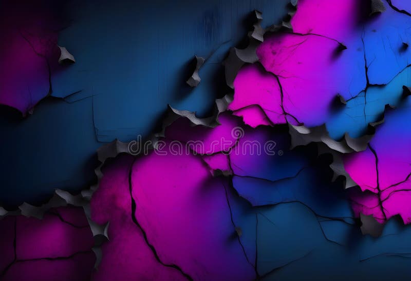 Ripped Background, Dark Background with Blue Stock Illustration ...