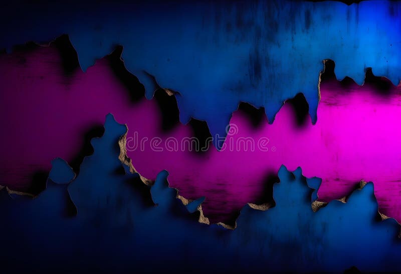 Ripped Background, Dark Background with Blue Stock Illustration ...