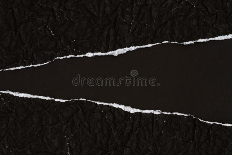 Ripped black Paper stock image. Image of element, empty - 78620821