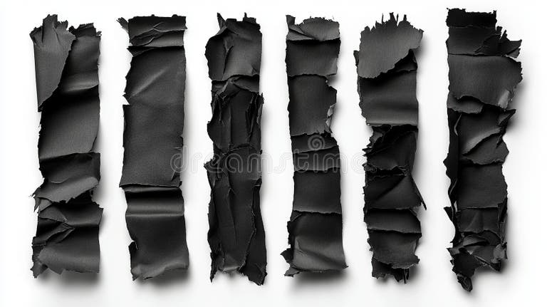 Ripped Black Paper Strips Stock Illustrations, Vectors, & Clipart - 743 ...