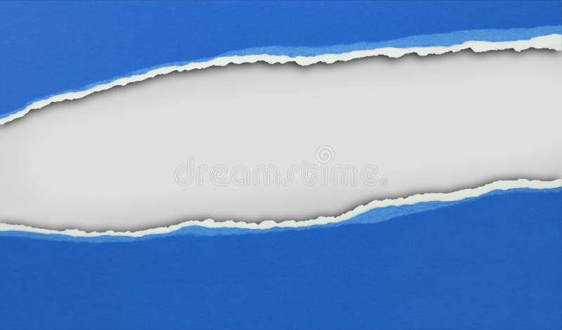 Ripped blue paper stock photo. Image of ragged, hole - 302121666