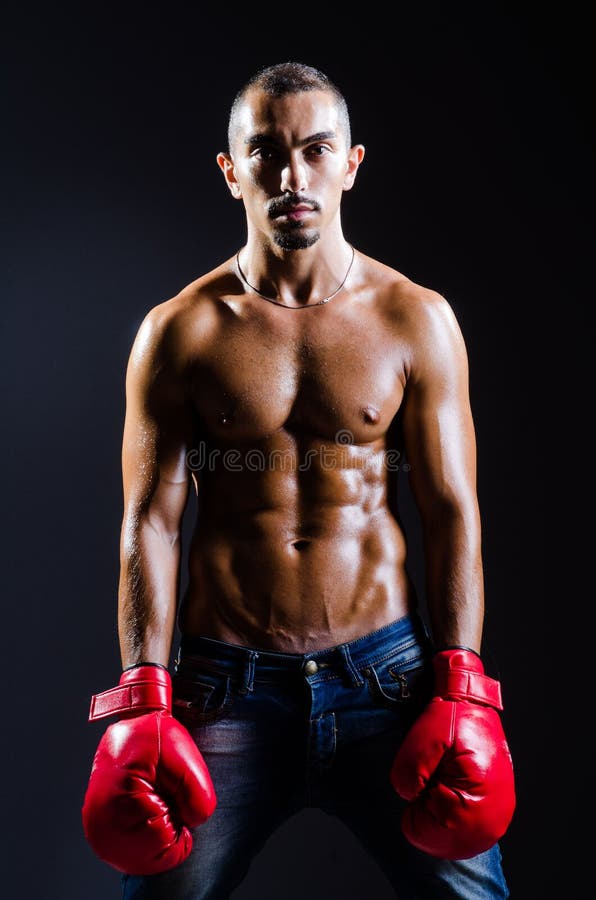 The Ripped Boxer in Sports Concept Stock Photo - Image of fighter ...