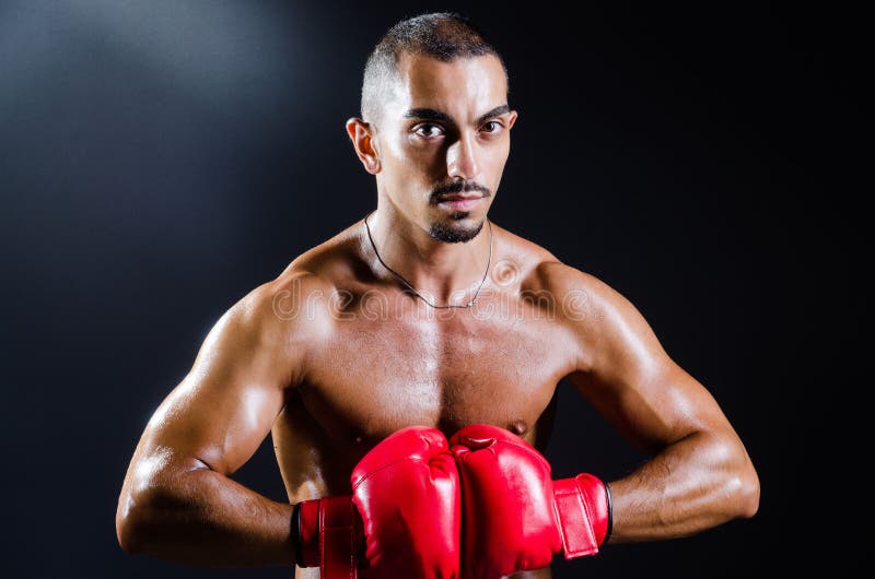 The Ripped Boxer in Sports Concept Stock Image - Image of kickboxing ...