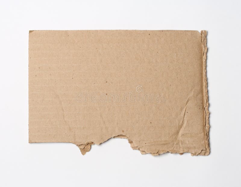 Ripped cardboard stock image. Image of space, paper, sign - 18673831