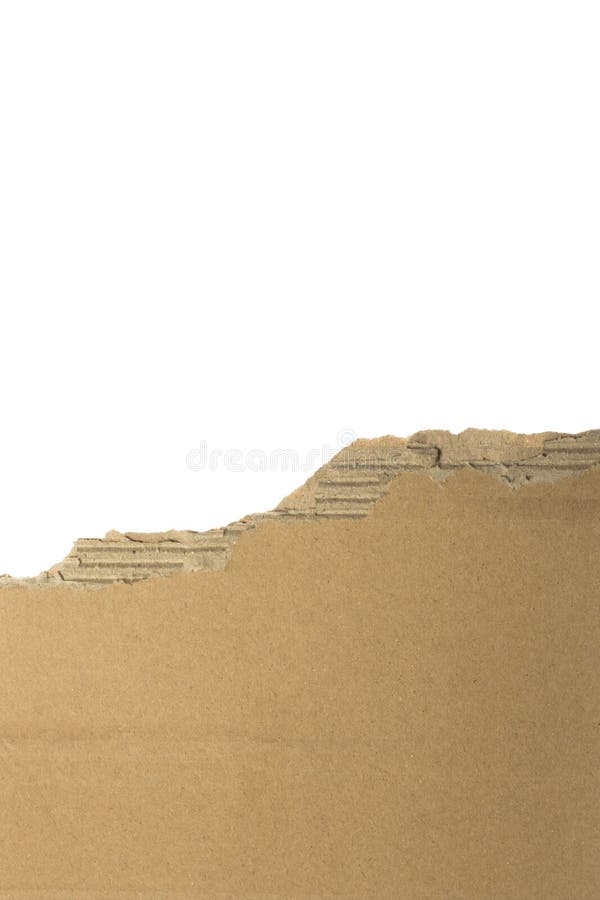 Ripped Cardboard stock image. Image of space, carton - 34500207