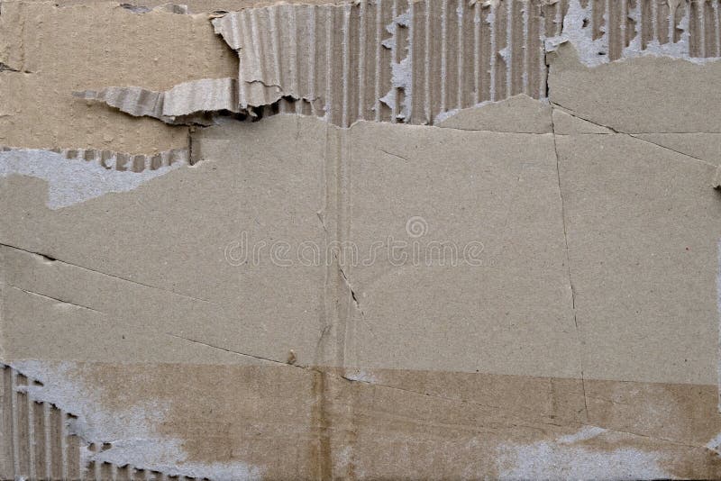 Ripped cardboard texture stock photo. Image of cracked - 262288656
