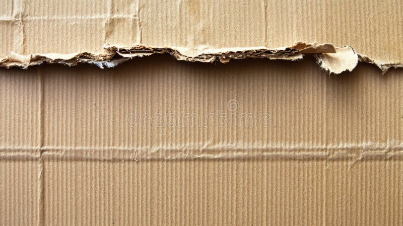 Ripped Cardboard Texture Showing Layers and Lines Stock Illustration ...