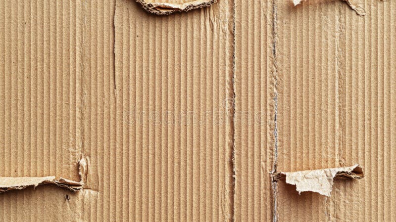 Ripped Cardboard Texture Shows Vertical Lines Stock Illustration ...