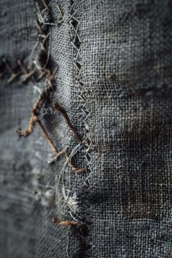 Ripped Fabric Close Up, stock photo. Image of prop, distressed - 370583436